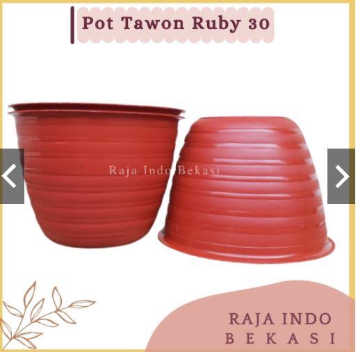 Jual POT Tanaman Besar Jumbo 30 40 50 60 cm Pot Besar Hitam Putih ...