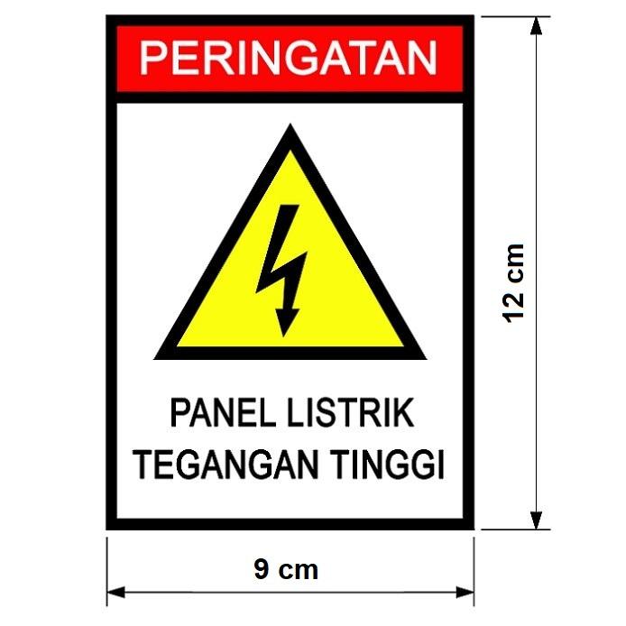 Jual Stiker Panel Listrik Tegangan Tinggi - Kab. Sidoarjo - CiptaTeknik ...