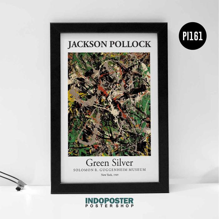 Jual Poster Lukisan Terkenal Klasik Repro Jackson Pollock - Untitled ...