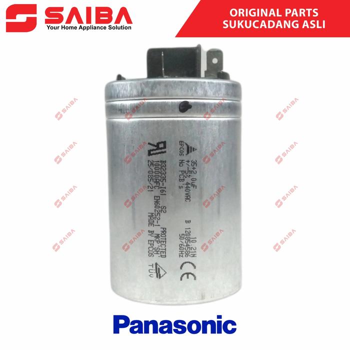 Jual Kapasitor AC PANASONIC 1,5Pk (Capacitor Ac) Original Asli 35+2 uf ...
