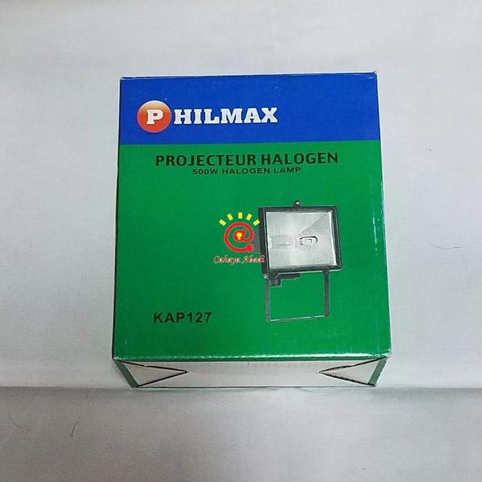Jual Kap Lampu Halogen 500 Watt Sorot Philmax plus Lampu Halogen - Kota ...