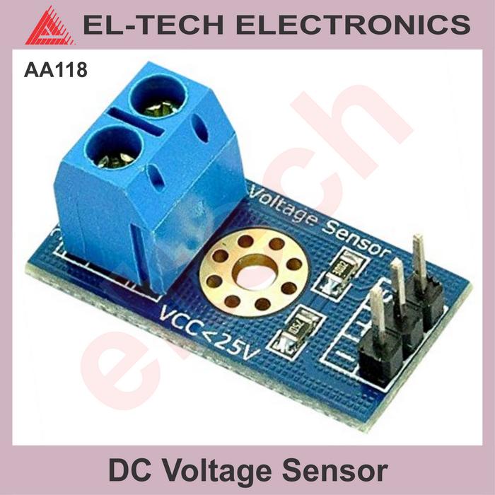 Jual DC Voltage Sensor Detection Module Pengukur Detektor Tegangan ...