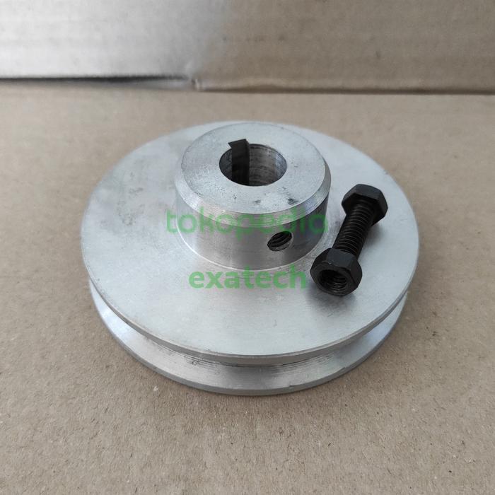 Jual Pulley pully A1 - 4 inch as 20 mm pully alumunium puli - Jakarta ...