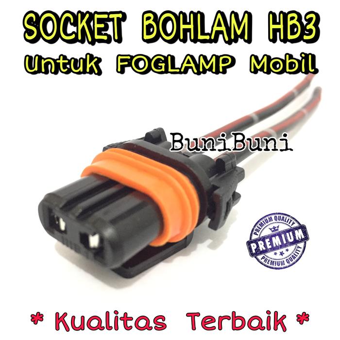 Jual Socket HB3 & HB4 - Soket Lampu Mobil HB3 / 9005 & HB4 / 9006 ...