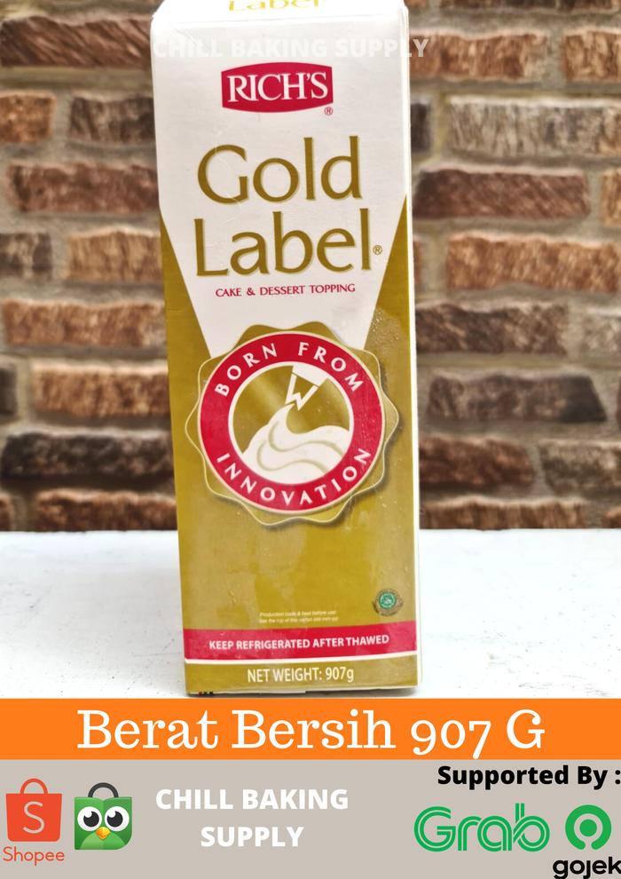Jual Rich Gold Label Whipping Cream - 907 Gr - Jakarta Selatan ...
