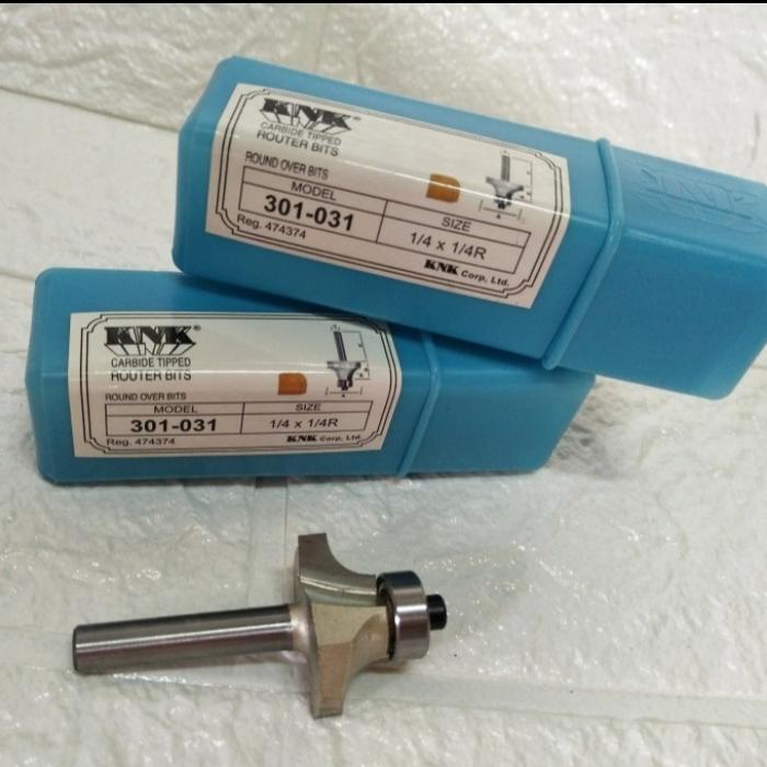 Jual mata router round over bits 1/4 × 1/6 R6.35mm mata router 301-031 ...