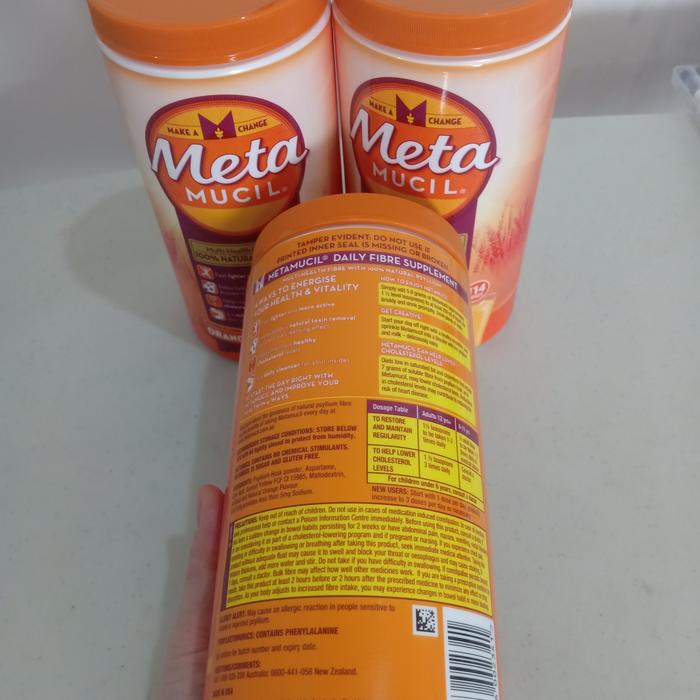 Jual Meta Mucil/metamucil/multi Health Fiber/100% Psyllium/usa Di ...