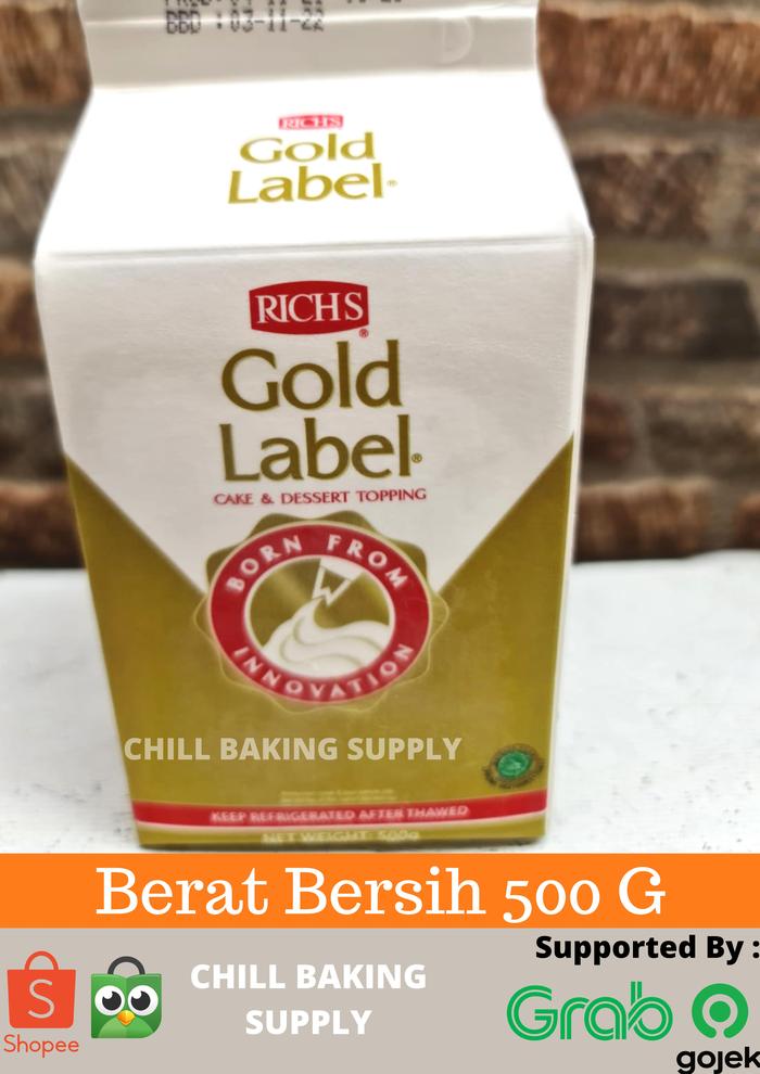 Jual Rich Gold Label Whipping Cream - 500 GR - Jakarta Selatan - Chill ...
