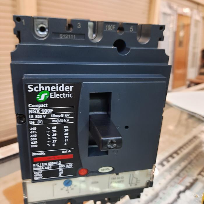 Jual NSX Schneider MCCB BREAKER NSX 100F 3 PHASE 16A 25A 32A 40A 50A ...