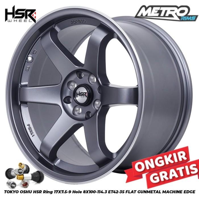 Jual VELG MOBIL JAZZ RING 17 TAPAK LEBAR TAMPIL LEBIH RACING WARNA GREY ...