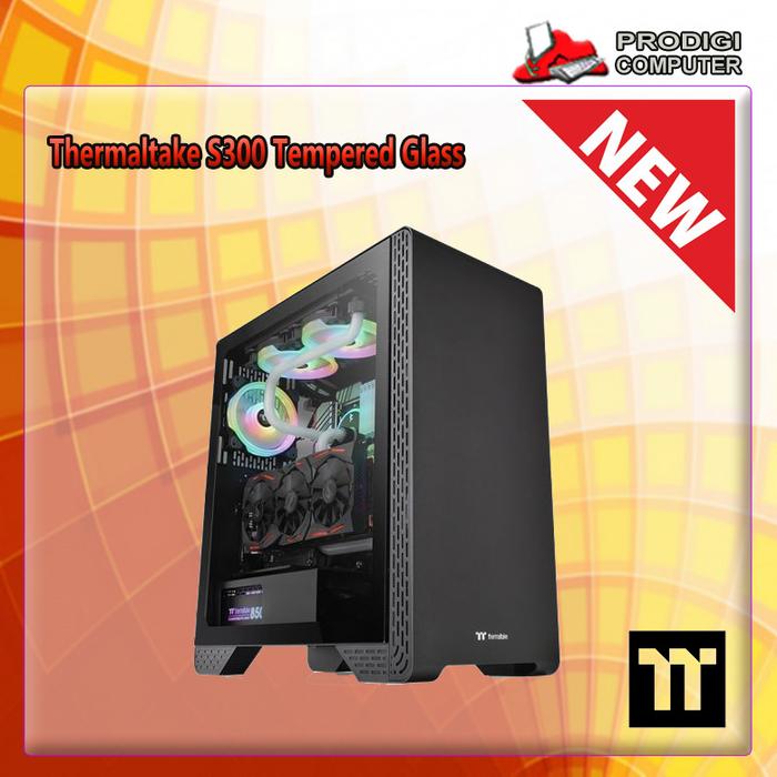 Jual Casing Thermaltake S300 TG Tempered Glass CPU Case Casing Gaming ...