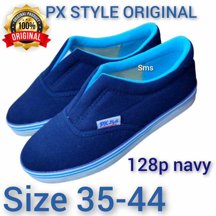 Jual sepatu px style - 128 navy, 44 - Kab. Bekasi - LOCAL BRAND ...