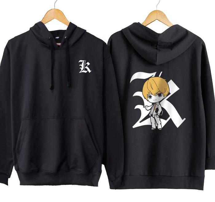 Jual Jaket hoodie jumper anime LIGHT YAGAMI CHIBI - DEATH NOTE - HITAM ...