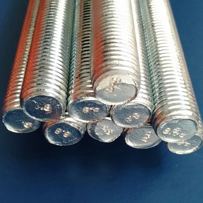 Jual Asdrat baja 8.8 m16 × 1000 mm long drat /stud bolt galvanis ...