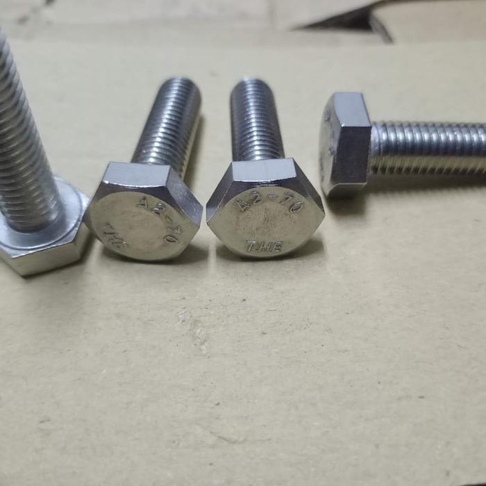 Jual Baut hex stainless m10x16 / baut hexagon SS304 M10x16 - Kota ...