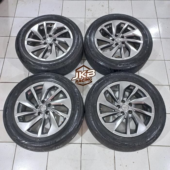 Jual VELG SECOND OEM ORIGINAL NISSAN X-TRAIL R18 PCD 5X114 + BAN 225/60 ...