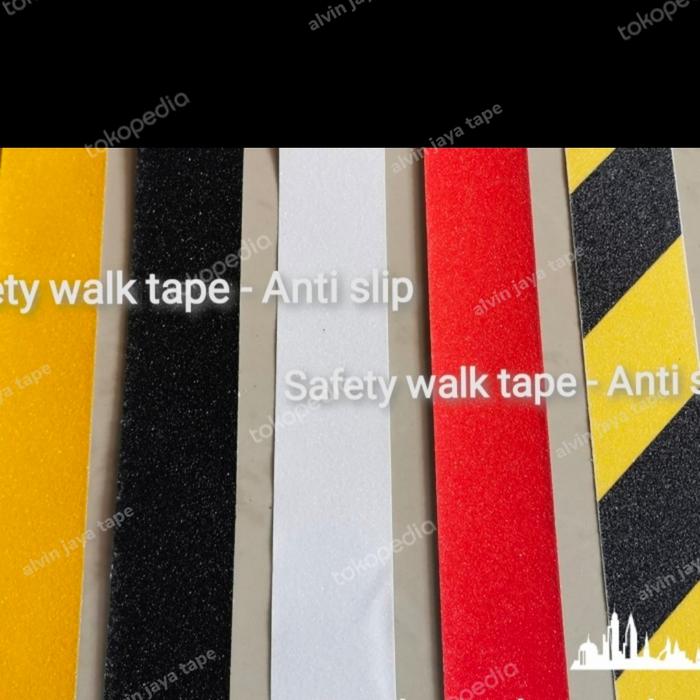 Jual Anti Slip/Safety Walk/Lakban Lantai/Tangga/Amplas Kasar 5cm-kuning ...