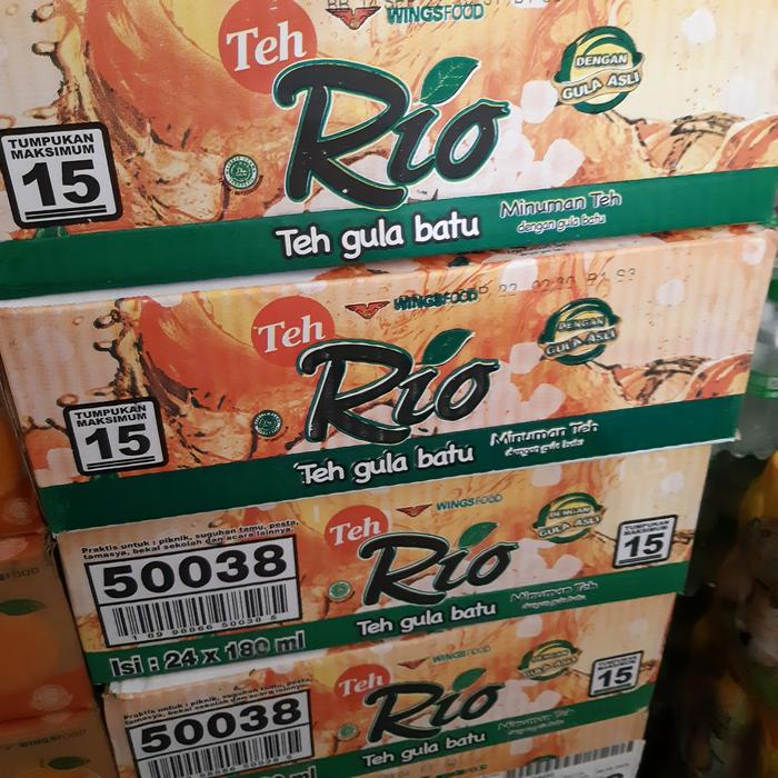Jual teh rio 1 dus isi 24 - Kota Depok - Toko elang gas 88 | Tokopedia