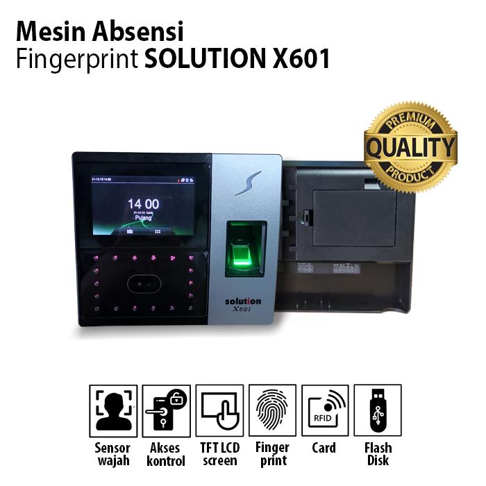 Jual Mesin Absensi Fingerprint Solution X601 - Kota Bekasi - Kios ...