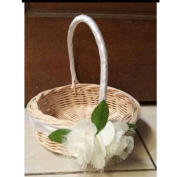 Jual Flower girl basket / keranjang tabur bunga - Putih - Jakarta Barat ...