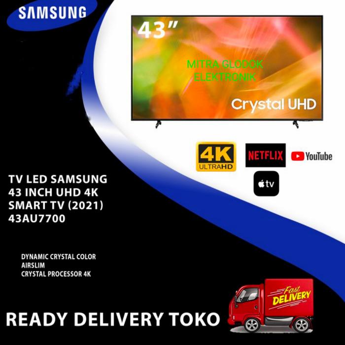 Jual NEW!!!SAMSUNG SMART UHD CRYSTAL 43AU7700 garansi resmi - Kota ...