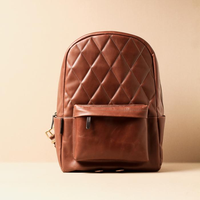 Jual Verne's Aouda vol. 01 Backpack - Tas Ransel Kulit - Chestnut, 13 ...