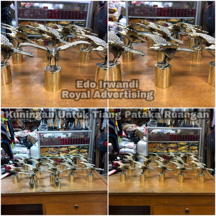 Jual Satu Set Tiang Bendera Pataka Tatakan Kaki 3 dan Kuningan ...