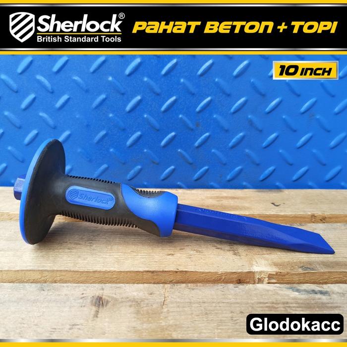 Jual Pahat Batu Beton Topi Cold Chisel Sherlock Betel Baja 10 inch ...