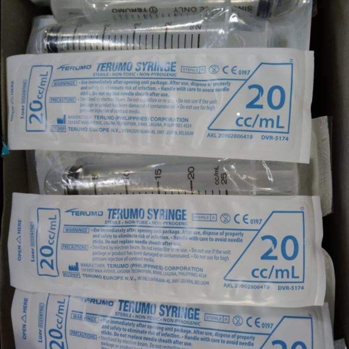 Jual Syringe 20cc Terumo Lubang Pinggir Terumo 20cc Spuit20cc Terumo - Jakarta Timur - Inti ...