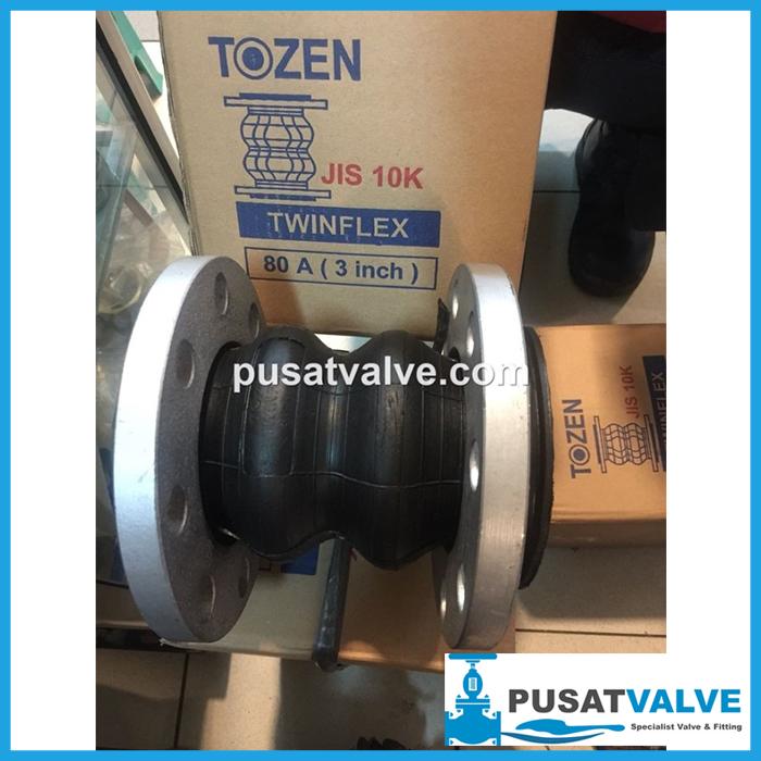 Jual TOZEN RUBBER FLEXIBLE JOINT 1 1/4" / JIS10K / TWINFLEX - Jakarta ...