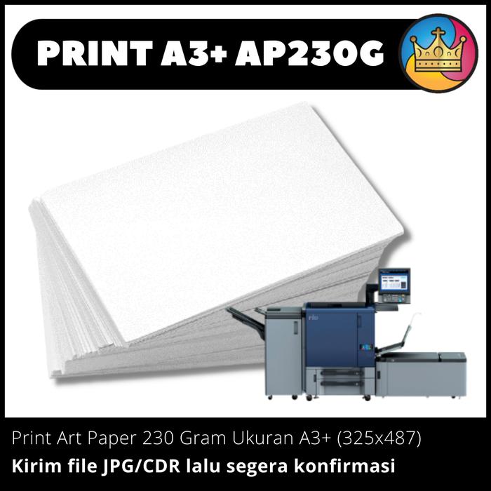 Jual DIGITAL PRINT A3+ Cetak Kertas Art Paper Carton AP 230 Gram - Kota ...