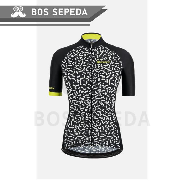 Promo SANTINI LADY TONO CHROMOSOME JERSEY 0S940L75TONOCHRO - Hitam ...