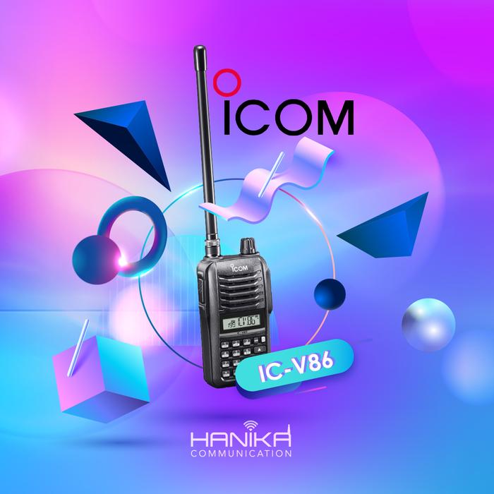 Jual Icom Ic-v86 Handie Talkie Vhf Ori Baru Garansi Icv86 V86 Ht Jepang ...