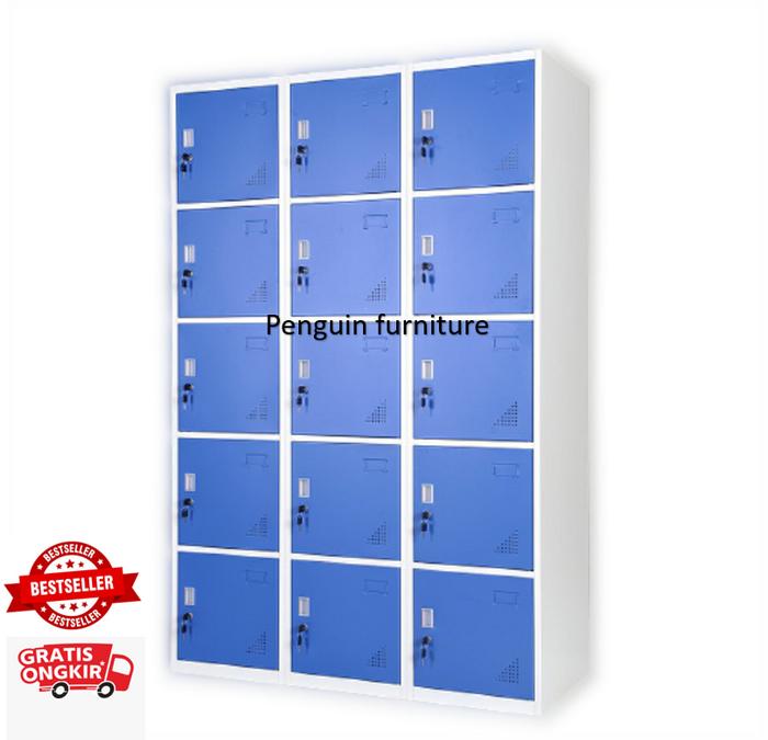 Jual Lemari besi Loker / Locker 12 Pintu Murah/(door steel locker ...