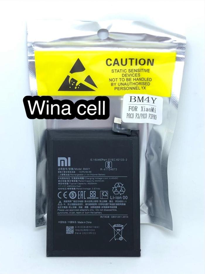 Jual Baterai poco F3 / Poco F3 pro original BM4Y - Jakarta Pusat - Wina Cellular | Tokopedia