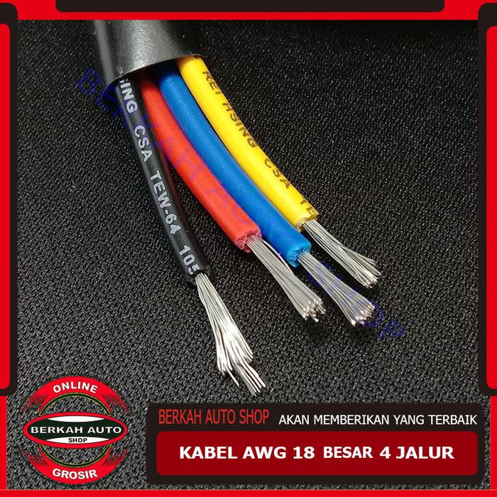 Jual Kabel AWG 18 Besar 4 Jalur Original Jua Per 1 Meter - Kota Bekasi - BERKAH AUTO SHOP ...