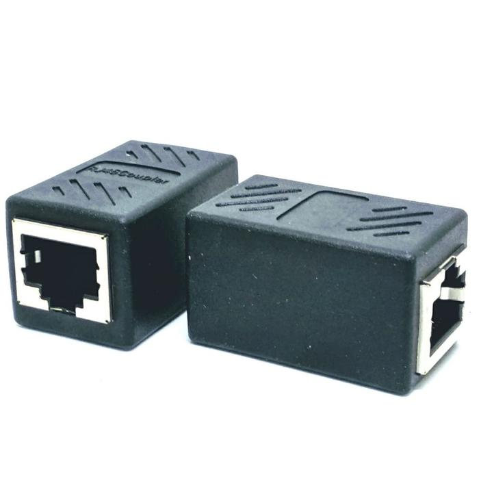 Jual RJ45 COUPLER Connector LAN Barrel Sambungan For RJ45 cat7 cat6 ...
