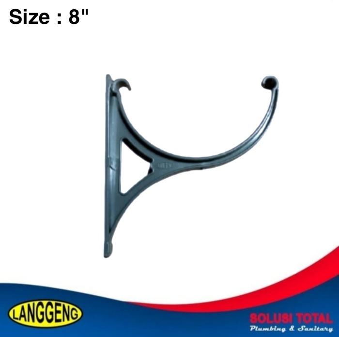 Jual Gantungan Talang PVC RG 8 Setengah Lingkaran 8 Inch Langgeng ...
