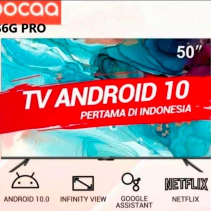 Jual COOCAA LED TV 50S6G- 50 INCH UHD 4K PRO ANDROID 10 SMART ANDROID NETFL - Kota Tangerang ...