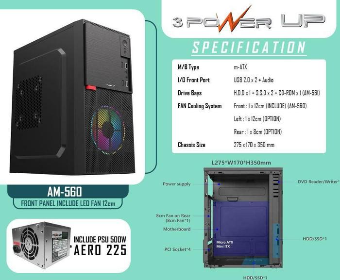 Jual Casing Powerup Raptor Aeromax AM-560 - Kota Medan - Gudang ...