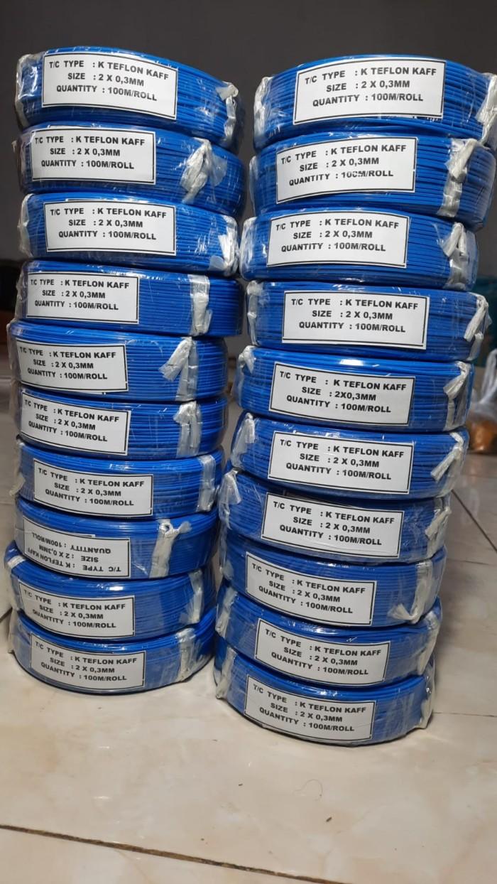 Jual K Type Thermocouple Wire Kabel Biru Teflon -200-600 - Jakarta ...