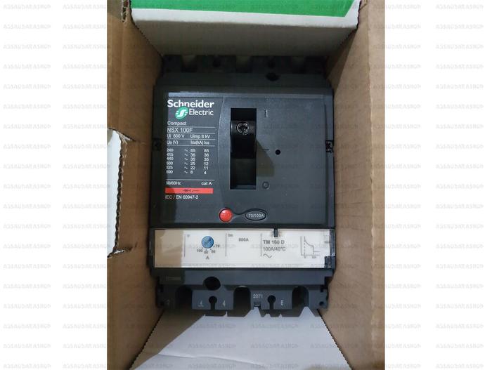 Jual Schneider Electric NSX100F/MCCB 70-100A/Breaker NSX100F/3phase ...