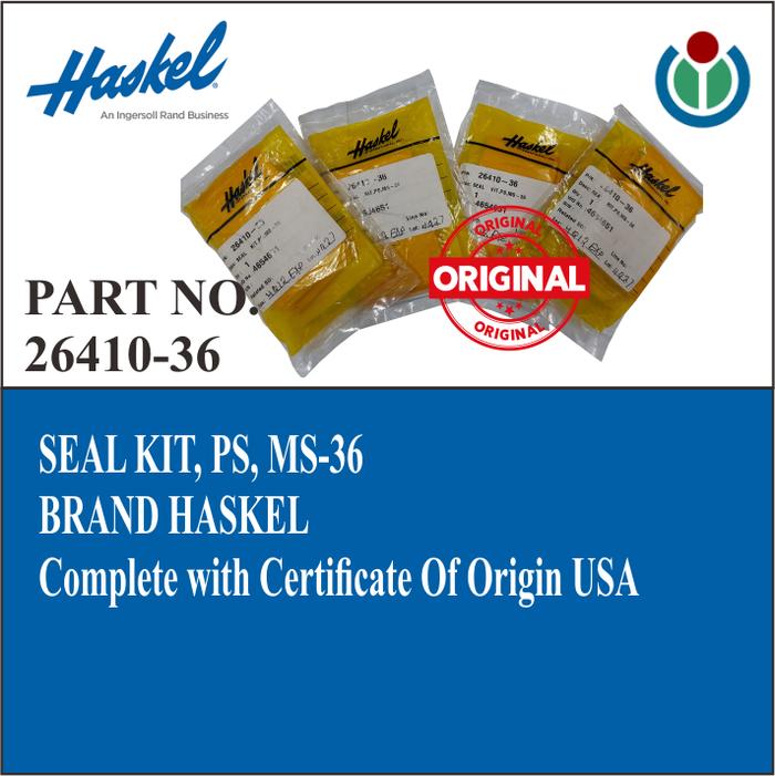 Jual HASKEL - SEAL KIT,PS,MS-36 PART NO. 26410-36 - Kab. Bekasi ...