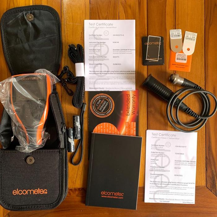 Jual Elcometer 224C-BS Digital Surface Profile Gauge 224 + Probe Cable ...