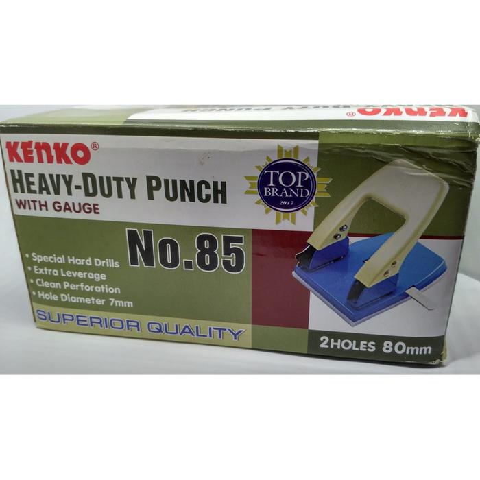 Jual Pembolong Kertas Besar Heavy Duty Punch No 85N Kenko Kode Br05 di ...