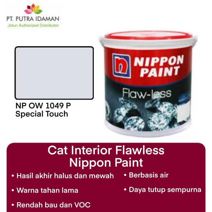 Jual CAT NIPPON PAINT FLAWLESS 2,5 LITER - SPECIAL TOUCH NP OW 1049P ...