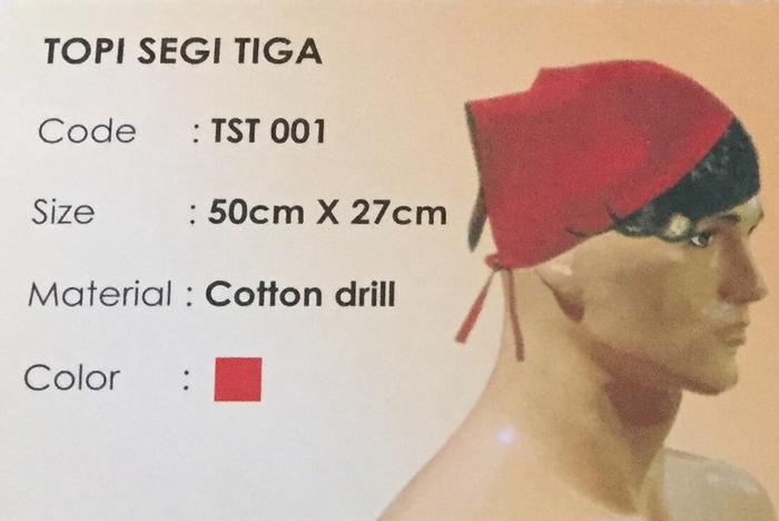 Jual Topi Koki Segitiga - Merah - Kota Tangerang Selatan - Cooking ...