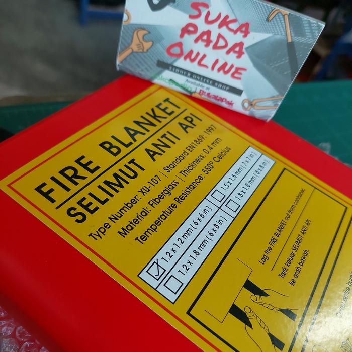 Jual Selimut anti api fire blanket Keylight - 1.8m x 1.8m - Jakarta ...