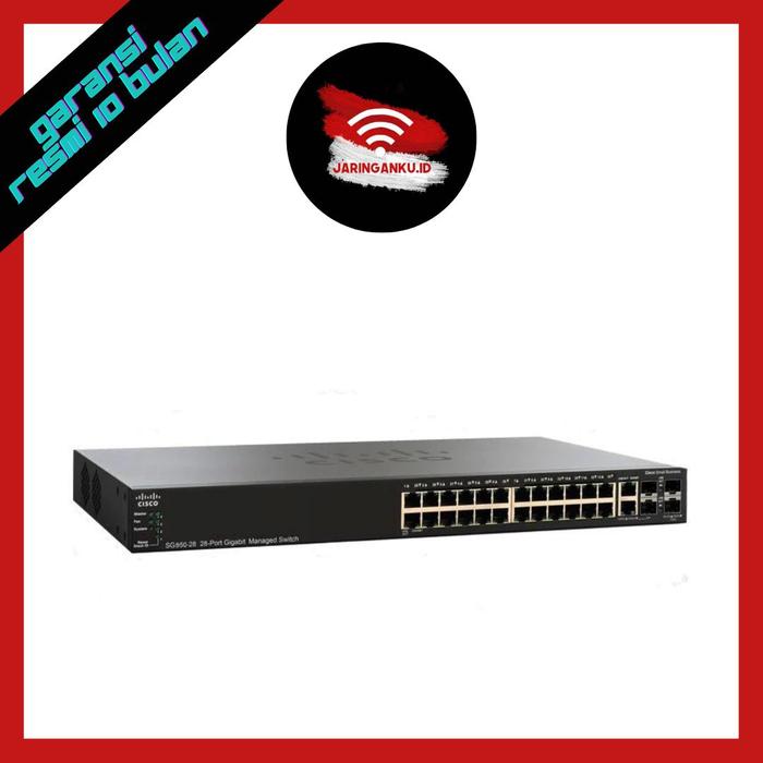 Jual Cisco SG350-28-K9-EU, 28-port Gigabit Managed Switch - Jakarta ...
