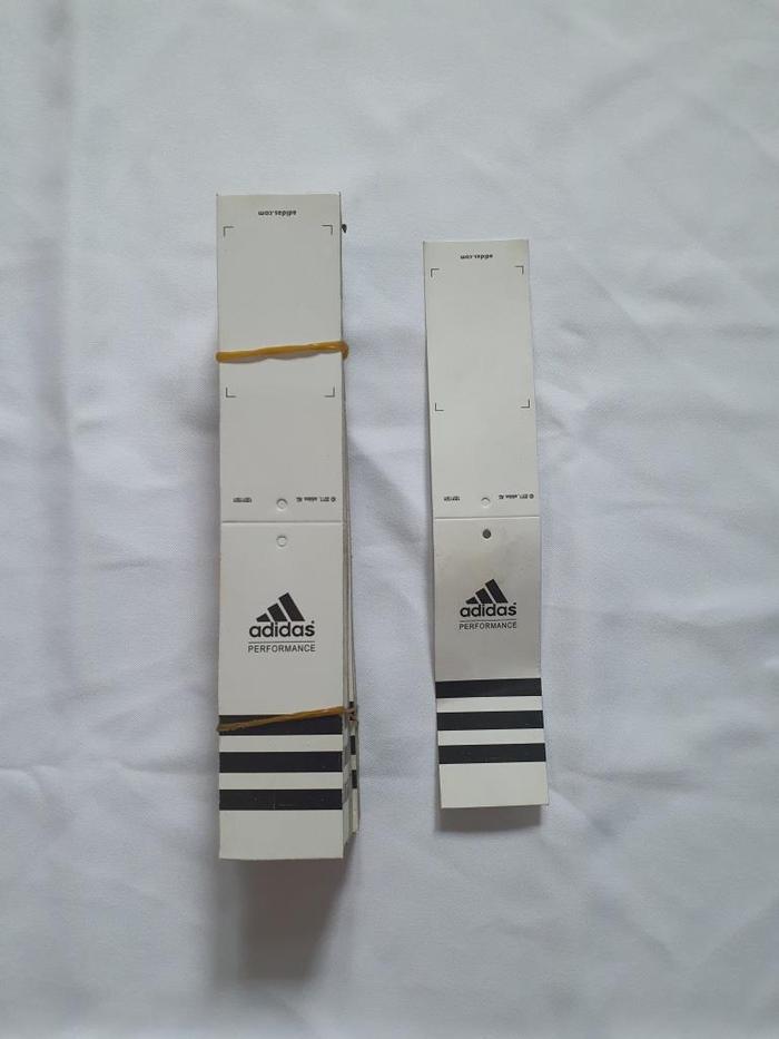 Jual Label Tag Adidas Hang Tag/Price Tag/Label Harga lipat White - Kota ...